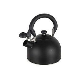Bo-Camp Industriell Quimby Pfeifender Wasserkocher 2,5 Liter schwarz - Wasserkessel