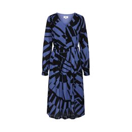 Noa Noa Kleid 'PhilippaNN' Damen Gr&ouml;&szlig;e 36 royalblau / schwarz Winterkleid