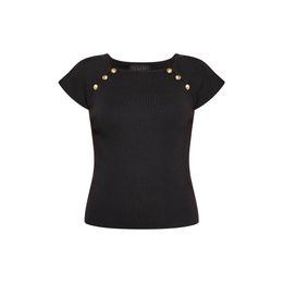 NAEMI Shirt Damen Gr&ouml;&szlig;e S gold / schwarz
