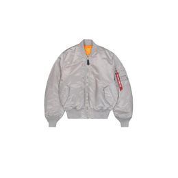 Alpha Industries Winter Jacket 'MA-1 Heritage' male Silver size XXXS