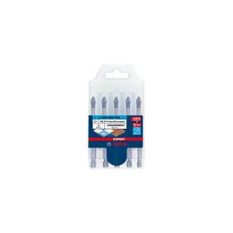 Bosch EXPERT HEX-9 HardCeramic Dachziegel-Bohrer-Set , Durchmesser:6 mm , 5-teilig , für Dreh- und Schlagbohrer , :3165140105758 (2608900599)