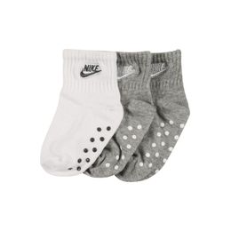 Nike Sportswear Socken 'Core Futura' Mädchen Größe 16/18.5 graumeliert / schwarz