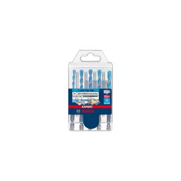 Bosch EXPERT MultiConstruction HEX-9 Bohrer-Set 5,5/6/6/7/8mm 5-tlg. für Dreh- und Schlagbohrer aus Hartmetall mit Bohrer-Set für verschiedene Materialien, 2608900586)