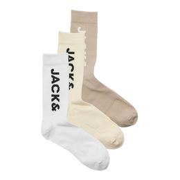 Jack & Jones Jack & Jones Socks 'JACHARLEY' male Grey, White size One Size