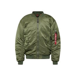 Alpha Industries Jacke 'MA-1 CS' Herren Gr&ouml;&szlig;e XXXL oliv / rot
