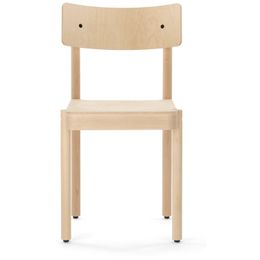 Magazin Stuhl Einser Unbehandelt / RAL 2001 Rotorange (Flatpack)