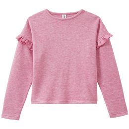 Yigga M&auml;dchen Sweatshirt mit R&uuml;schen