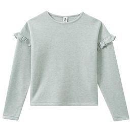 Yigga M&auml;dchen Sweatshirt mit R&uuml;schen