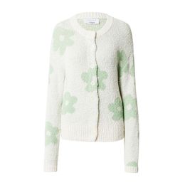 florence by mills Exclusive For About You Knit Cardigan 'Meadow Flowers' female Green, White size 38
