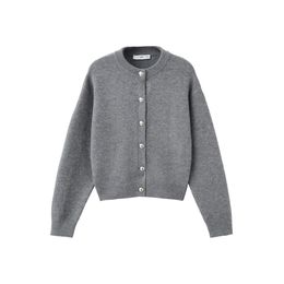 Mango Knit Cardigan 'FELIPE' female Grey size S