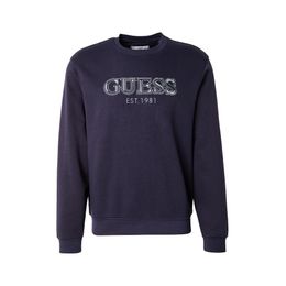 Guess Sweatshirt Herren Gr&ouml;&szlig;e M hellblau / dunkelblau / wei&szlig;