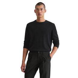 Marc O'Polo Rundhalspullover MARC O'POLO "aus feinstem Kaschmir", Herren, Gr. L, schwarz, Obermaterial: 100% Kaschmir, unifarben, Rundhals, Pullover