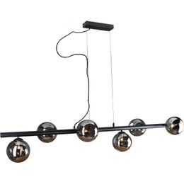 ECO-Light Hängeleuchte "Neptun", schwarz (schwarz, schwarz smoked), H: 200cm, 1 Stk., Leuchten