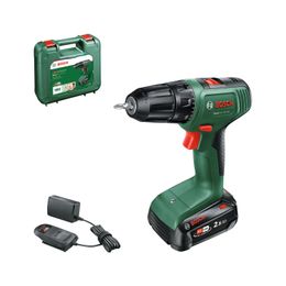 Bosch Home and Garden Akku-Bohrschrauber BOSCH HOME & GARDEN "EasyImpact 18V-38, mit 1 x 2,5Ah Batterie & Ladegerät im Koffer", grün, B:261mm H:216mm L:57mm, Bohrmaschinen, Kompaktester und leichtester seiner Art