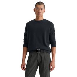 Marc O'Polo Rundhalspullover MARC O'POLO "aus feinstem Kaschmir", Herren, Gr. L, schwarz navy, Obermaterial: 100% Kaschmir, unifarben, Rundhals, Pullover