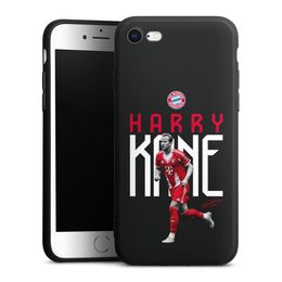 DeinDesign iPhone SE (2020) Handy Premium Silikon H&uuml;lle Handyh&uuml;lle schwarz Case Fc Bayern M&uuml;nchen Official Licensed Product Harry Kane Silikon Premium Case