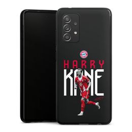 DeinDesign Galaxy A52s 5G Handy Silikon H&uuml;lle Case schwarz Handyh&uuml;lle Harry Kane Fc Bayern M&uuml;nchen Official Licensed Product