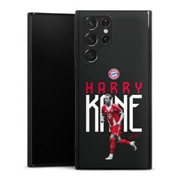DeinDesign Galaxy S22 Ultra Handy Silikon H&uuml;lle Case schwarz Handyh&uuml;lle Fc Bayern M&uuml;nchen Official Licensed Product Harry Kane