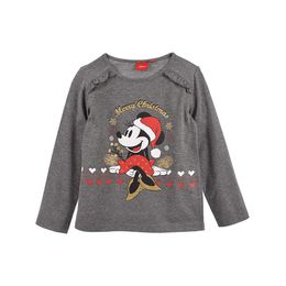 Disney Minnie Mouse Longsleeve "Minnie" in Grau - 58% | Größe 128 | Kinder-longsleeves