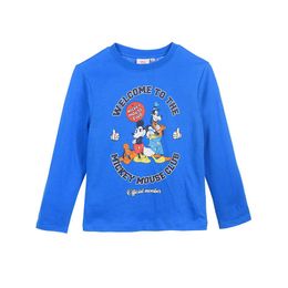 Disney Mickey Mouse Longsleeve "Mickey" in Blau - 52% | Größe 98 | Kinder-longsleeves
