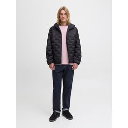 Jack & Jones Jack & Jones Übergangsjacke in Schwarz - 51% | Größe L | Herren-plussize
