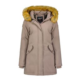 Geographical Norway Parka "Dinasty" in Taupe - 63% | Größe M | Damenjacken