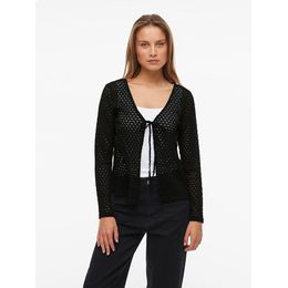 Vila Cardigan "Miro" in Schwarz - 56% | Gr&ouml;&szlig;e XS | Damen-pullover-cardigans