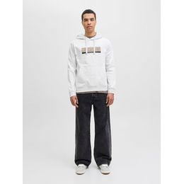 Jack & Jones Jack & Jones Hoodie in Weiß - 30% | Größe L | Herren-sweatshirts-jacken