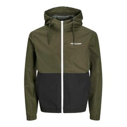 Jack & Jones Jack & Jones Übergangsjacke in Khaki/ Schwarz - 25% | Größe XL | Herren-plussize