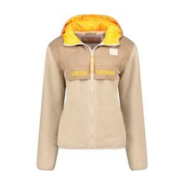 Geographical Norway Fleecejacke "Techic" in Beige - 68% | Gr&ouml;&szlig;e XL | Damenjacken