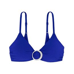 Dorina Bikini-Oberteil in Blau - 62% | Größe XL | Damen-bademode