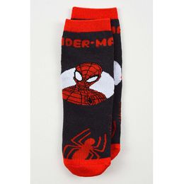 Spiderman ABS-Socken "Spiderman" in Schwarz/ Rot - 30% | Größe 27-30 | Babysocken-strumpfhosen