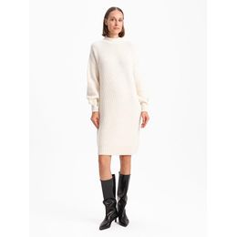 BGN Strickkleid in Creme - 89% | Größe 40 | Damen-kleider