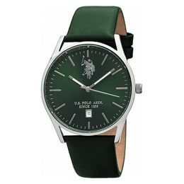 U.S. Polo Assn. Quarzuhr in Grün/ Silber - 70% | Herrenuhren