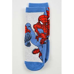 Spiderman ABS-Socken "Spiderman" in Blau/ Grau - 30% | Größe 23-26 | Babysocken-strumpfhosen