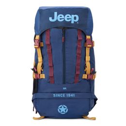 JEEP Trekkingrucksack 'JS017A' Herren Größe One Size royalblau / orange / dunkelrot