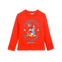 Disney Mickey Mouse Longsleeve "Mickey" in Rot - 58% | Gr&ouml;&szlig;e 110 | Kinder-longsleeves