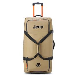 JEEP JS005A 2 Rollen Reisetasche 82 cm Damen Gr&ouml;&szlig;e One Size beige / schwarz