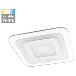 Eglo LED Deckenleuchte "REDUCTA 1", weiß, 1, H: 5cm, Leuchten, Deckenlampe weiß, Lichtfarbe einstellbar (CCT), Wohnzimmerlampe, 48cm