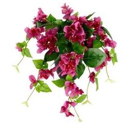 Kunstpflanze I.GE.A. "Bougainvillea", pink (fuchsia), B:60cm H:40cm, Obermaterial: 70% Polyester, 30% Kunststoff, Kunstpflanzen, im Kunststofftopf