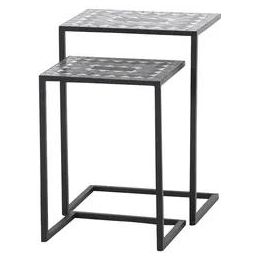 Beistelltisch siena GARDEN "Como", grau (dunkelgrau), B:33cm H:64cm T:46cm, Tische