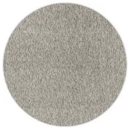 Teppich Ayyildiz TEPPICHE "Nizza 1800 Kurzflorteppich", beige, H:6mm Ø:160cm, Polypropylen, Teppiche, pflegeleicht, leicht melierter Kurzflor, ringsum gekettelt, Wohnzimmer