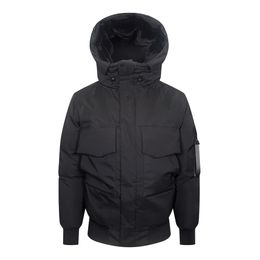 SikSilk Winter Jacket male Black size XXL