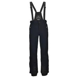 Skihose Killtec "KSW 100 ENOSH MN SKI PNTS", Herren, Gr. S, Normalgrößen, schwarz (midnight), Oberstoff: 100% Polyester, Futter: 100% Polyester, Füllung: 100% Polyester (recycelt), Hosen, Wind- und wasserdichte Skihose, verstellbar, mit Schneefängen