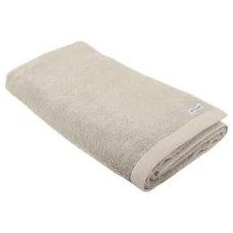Badetuch Tom Tailor HOME "COLOR BATH", beige (sunny sand), B:80cm L:200cm, Frottier, Frottier, Handtücher, 100% Baumwolle, 80x200 cm, uni, große Farbauswahl