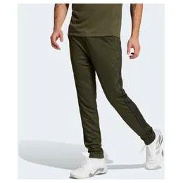 Sporthose Adidas PERFORMANCE "TRAIN ESSENTIALS 3STREIFEN", Herren, Gr. M, N-Gr, night cargo, schwarz, Obermaterial: 100% Polyester, Hosen, atmungsaktive Trainingshose