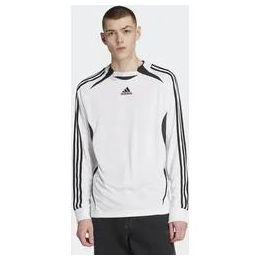 T-Shirt Adidas ORIGINALS "TEAMGEIST LS", Herren, Gr. L, weiß, Obermaterial: 100% Polyester, Shirts