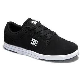 Sneaker DC Shoes "Crisis 2", Kinder, Gr. 6,5(38), schwarz-weiß (schwarz, weiß), Obermaterial: Leder (Kuh) / Futter: Textil / Außensohle: Gummi, Schuhe