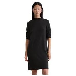 Marc O'Polo Strickkleid MARC O'POLO "aus edlem Schurwolle-Viskose-Mix", Damen, Gr. 40, Normalgrößen, schwarz, Obermaterial: 37% Polyamid, 34% Schurwolle, 25% Viskose, 4% Elasthan, unifarben, regular fit knielang, Rollkante, Kleider