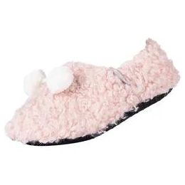 Haussocken Camano "warm & cozy", Damen, Gr. 39 (40), dusty rose, Polyester, unifarben, Socken, mit elastischem Bund
